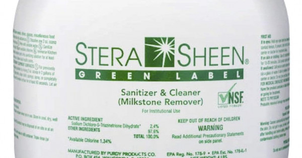 Cleaner Stera - Sheen Green / Limpiador para maquinas de helado