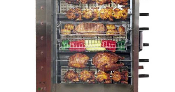 Asador rostizador de pollos a gas (28-35 pollos)
